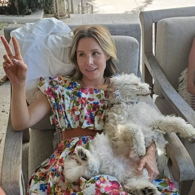 Kristen Bell Pets Celebrity Pets