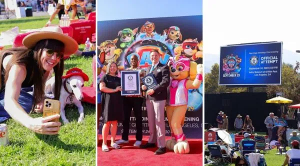 Guinness World Record Set by Over 200 Dogs Attending a Screening of Paw ...