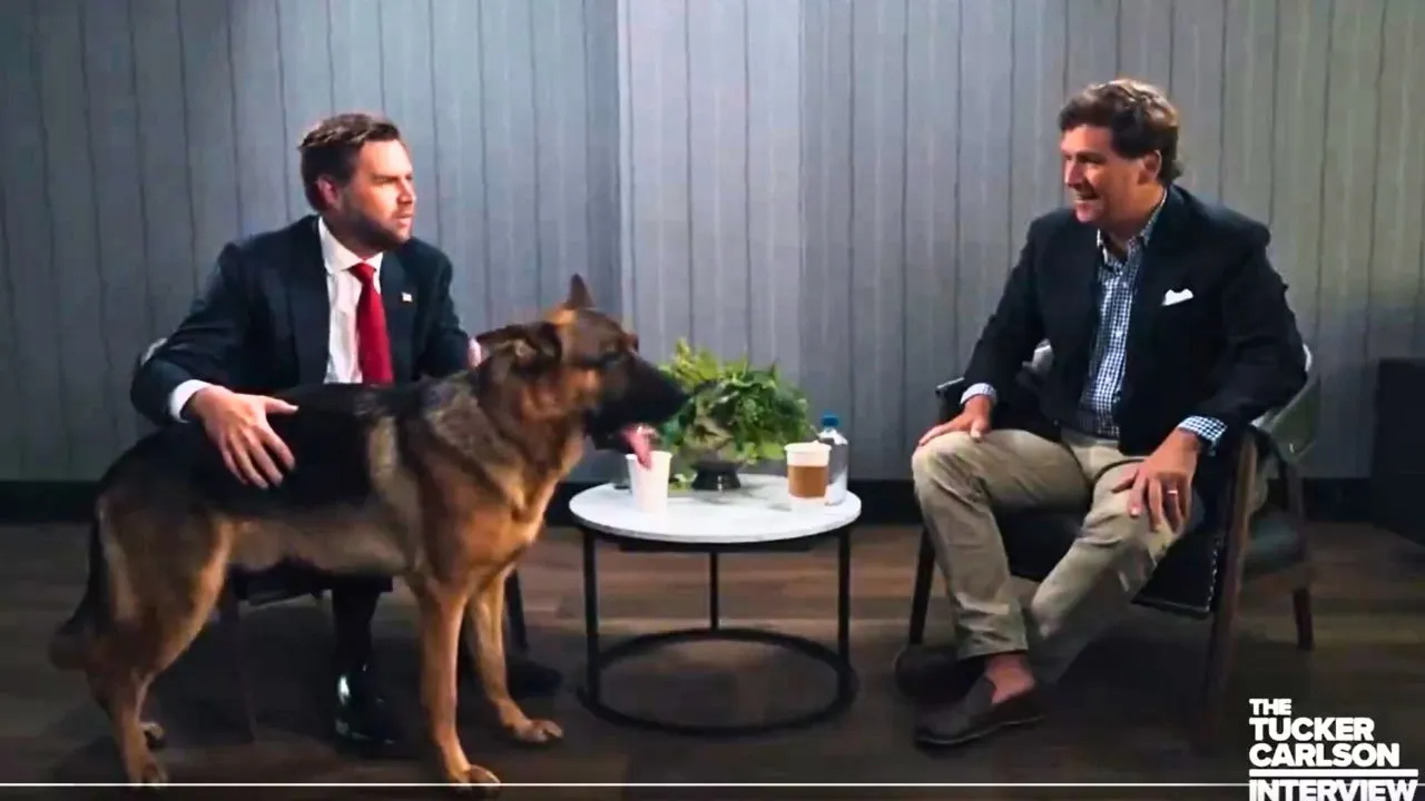 JD Vance Sparks ‘Rent-A-Dog’ Rumors After Tucker Carlson Interview With ...